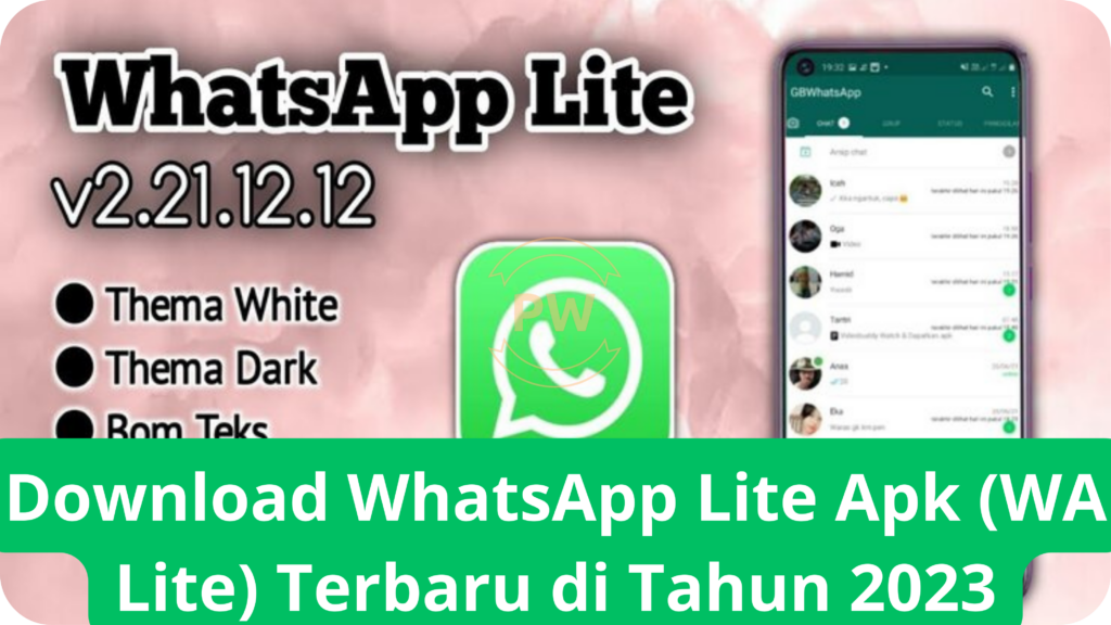 Download WhatsApp Lite Apk (WA Lite) Terbaru di Tahun 2023